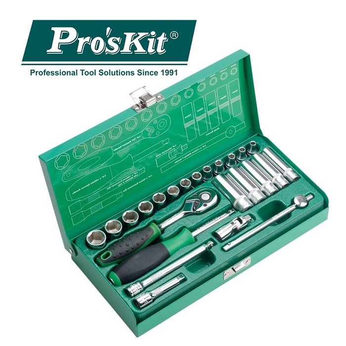 Pro'sKit SK-22401M 24Pcs Driver Socket Tool Set (Taiwan) | Shopee Malaysia