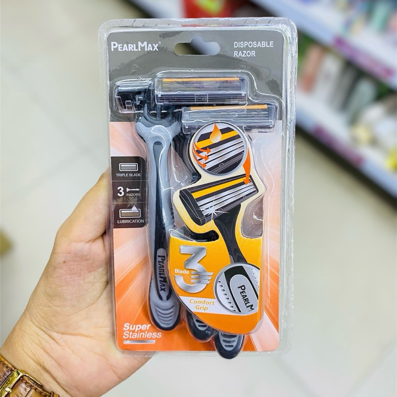 Pearl Max Triple Blade Razor Set | Shopee Malaysia