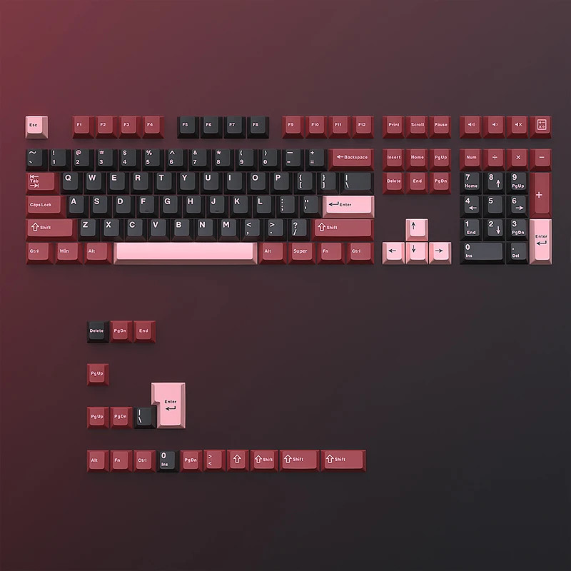 GMK Keycap Double Shot 126 Keys PBT Cherry Keycaps Mechanical Game ...