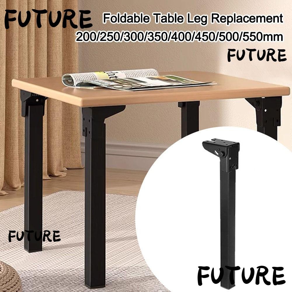 HL-FUTU Table Leg Replacement, 90° Folding Metal Collapsible Table Legs ...