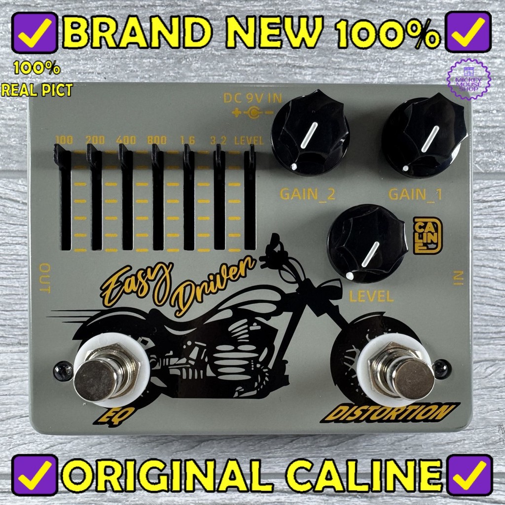 Caline DCP-04 EASY DRIVER Distortion EQ Distortion Equalizer Electric ...