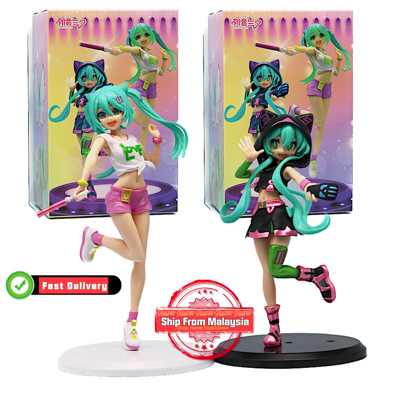 Anime Kawaii Hatsune Miku Fashion Standing posture Action Figure 20cm ...
