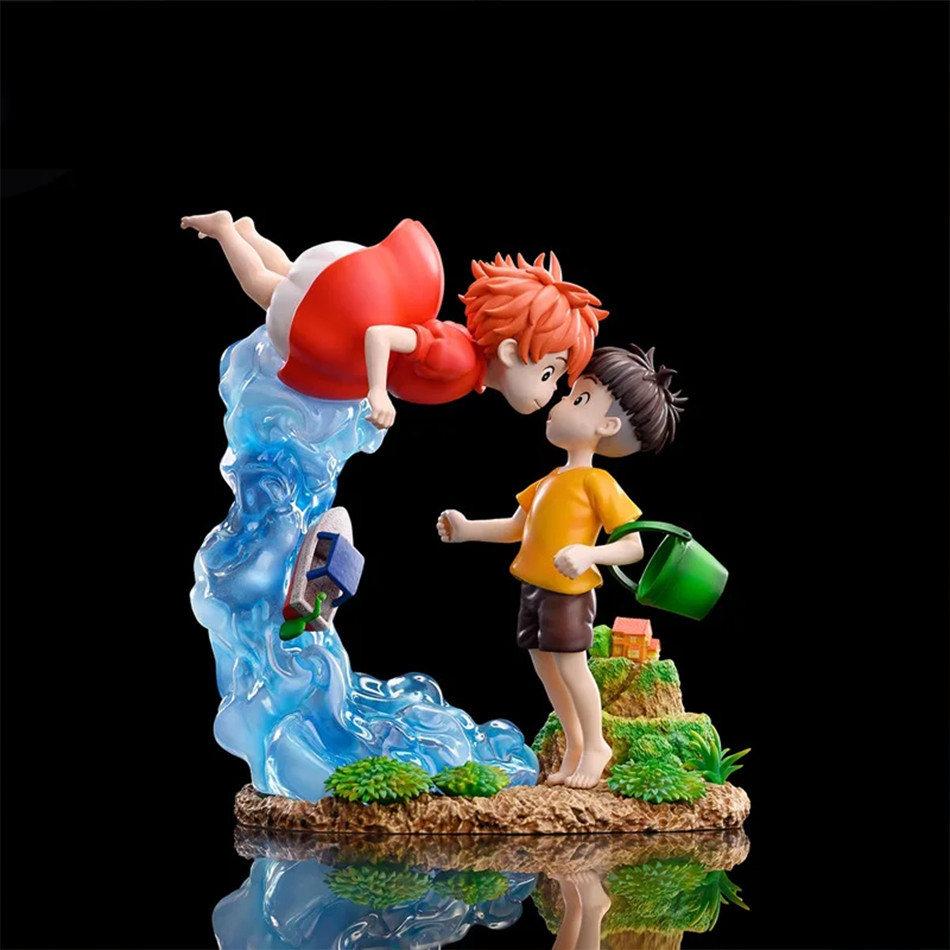 Ponyo On The Cliff Figure Ponyo Sousky Seagal Figure Pvc Gk Statue ...