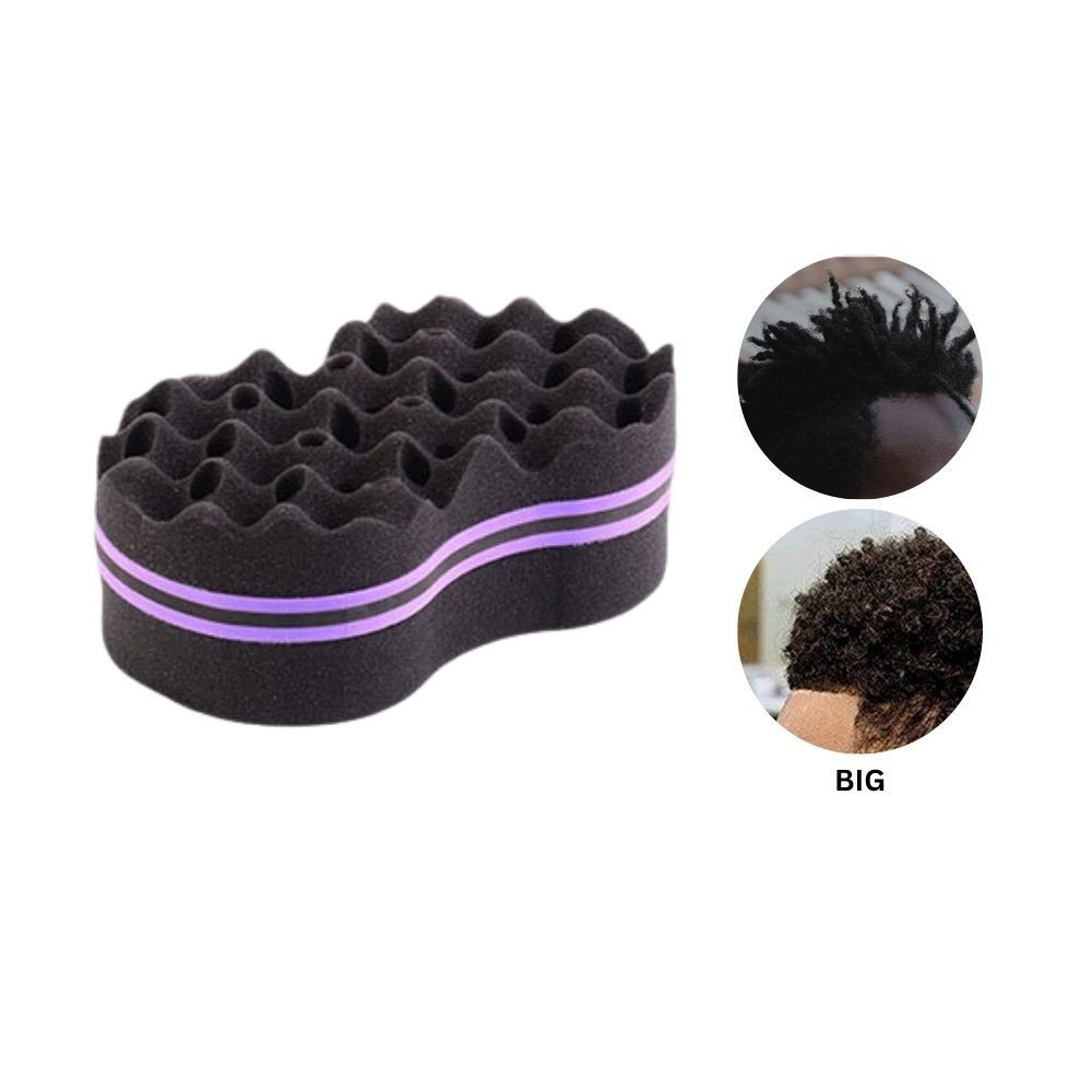 PROFESSIONAL Afro Hair Curl Sponge - BIG (RANDOM COLOUR) (JS) | Shopee ...