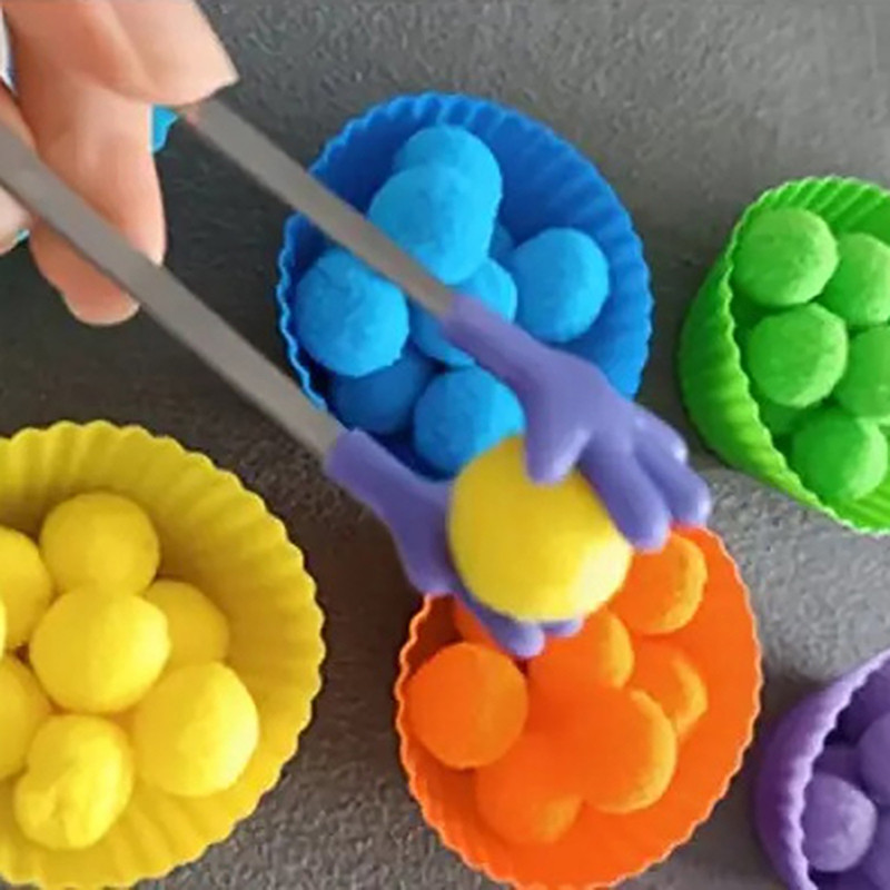 Eas 78PCS Preschool Learning Activities Math Toys Children's Rainbow ...