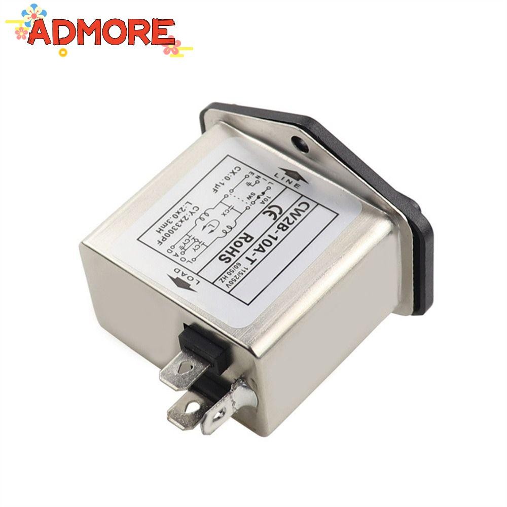 ADMORE Power EMI Filter, Termianl 10A Noise Suppressor, Electromagnetic ...