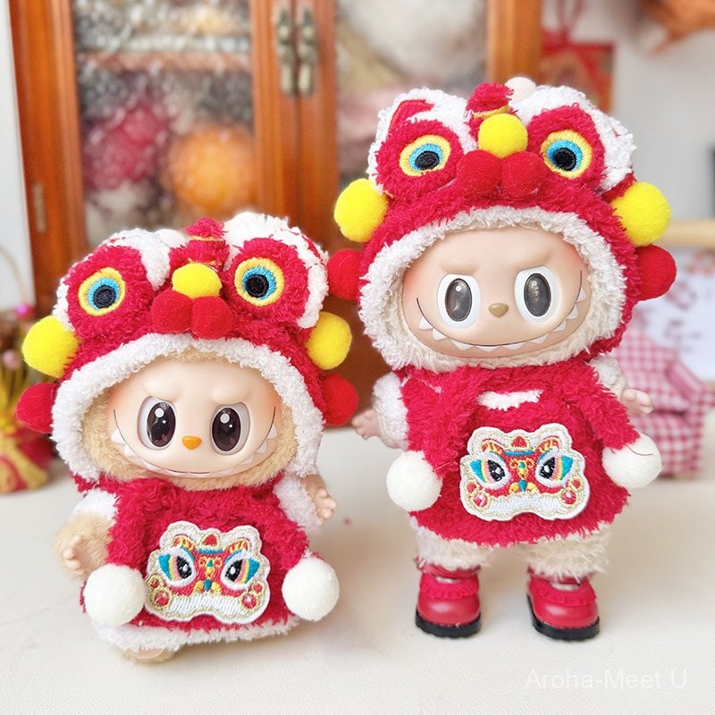 Labubu CNY Clothes Dolls Clothing Labubu Clothes V2 Labubu Macaron ...