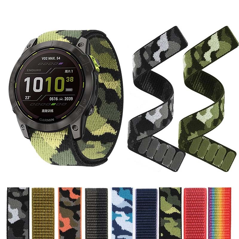 Hit Stitching Color Velcro Strap For Garmin Instinct 3 E 2X 2 Crossover ...