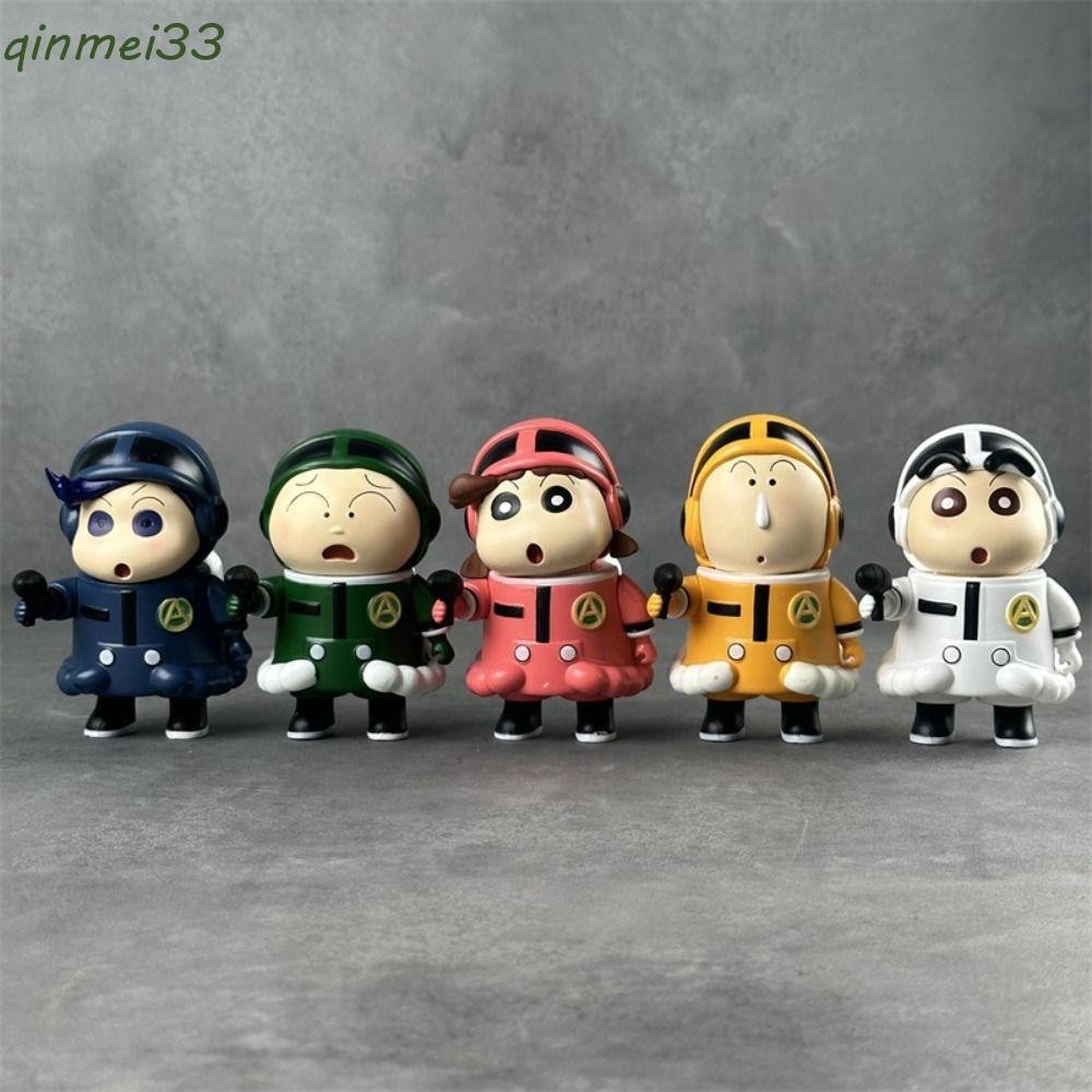 QINMEI Nohara Shinnosuke Figure, PVC Cosplay Crayon Shin-Chan Action ...
