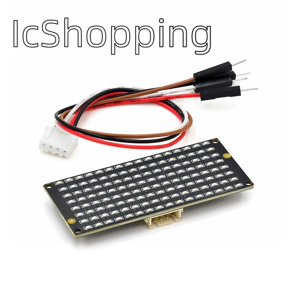 8*16 matrix LED light display module I2C communication 3.3-5V for ...