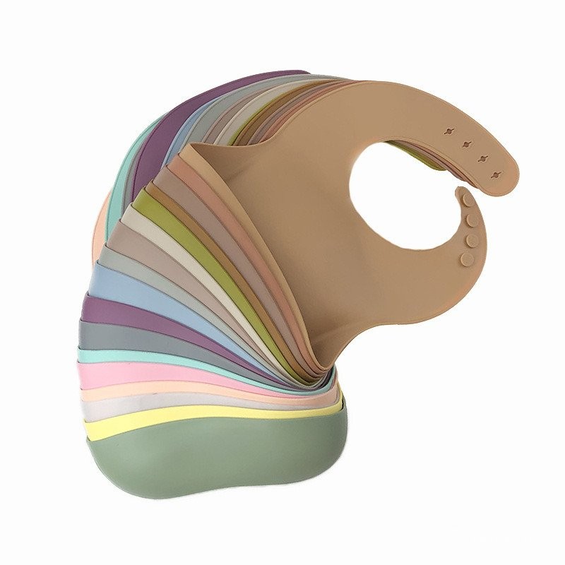 New Product Baby Silicone Bib Food Grade 4-Speed Adjustable Baby Rice ...
