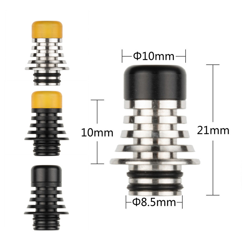Authentic Stainless Steel 510 Drip Tip 510 Drip Nozzle For Ice Maker ...