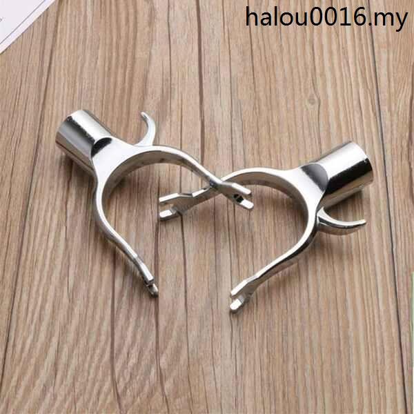 Stainless Steel Clothes Fork Head Pull Hook Pick Hanger Clothes Support ...