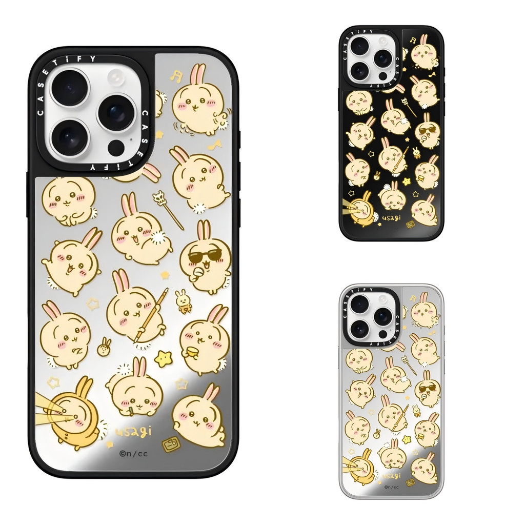 Chiikawa Usagi Medley Pattern Mirror Magnetic Casetify Phone Case for ...