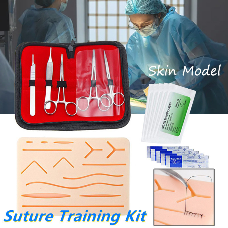 Medical Suture Practice Kit All-Inclusive Suture Kit Medical Silicone ...