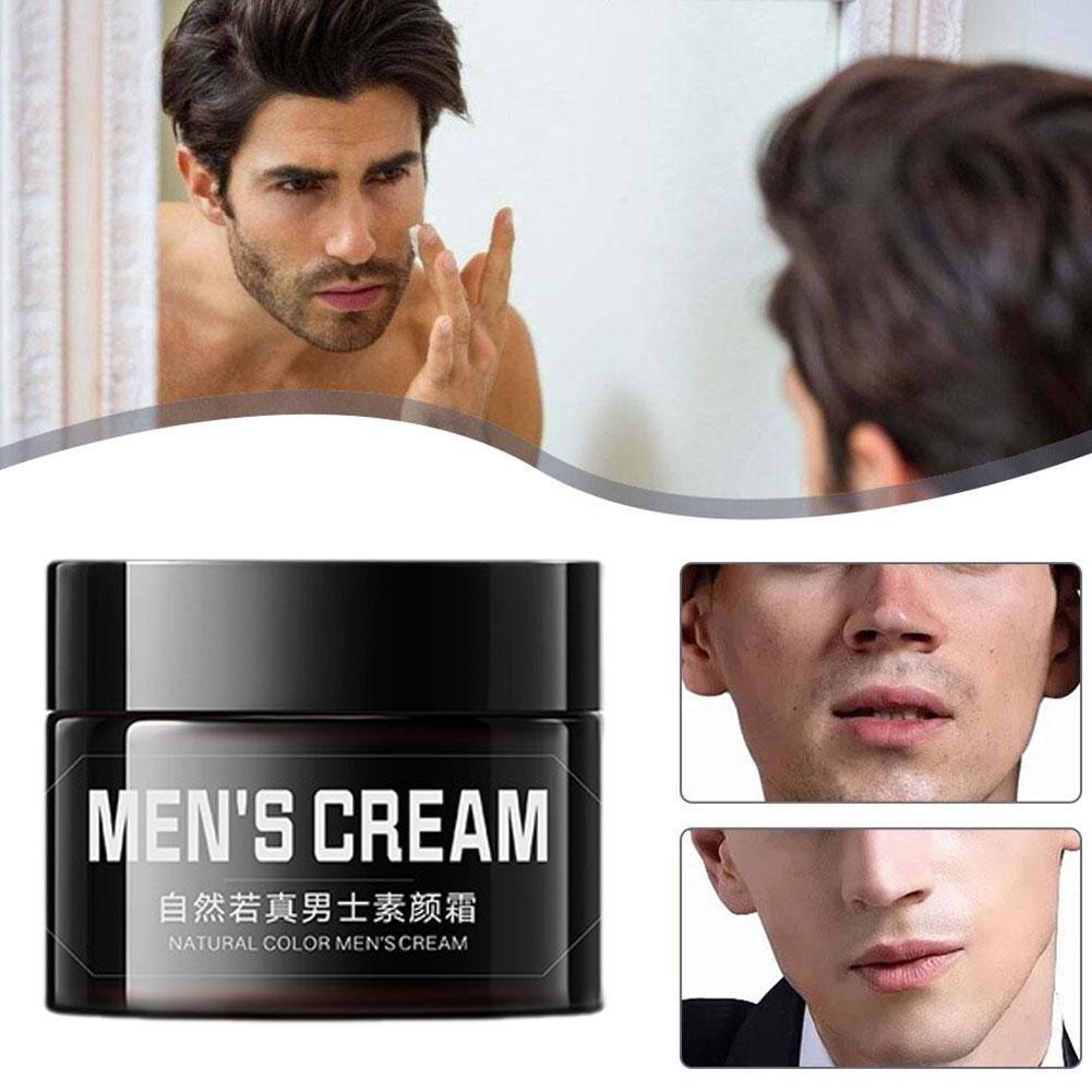 Men's Makeup Cream Tone Up Cream For Men Brightening Skin Tone Concealer Men Bb Cream 50g Plain ...
