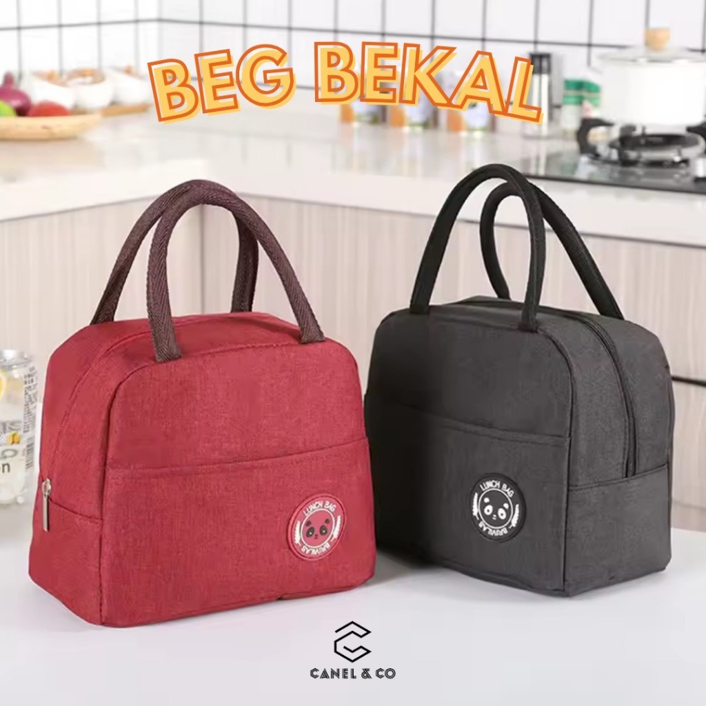 Insulated Lunch Bag Thermal Cooler Picnic Container Box Lunch Food Bags Tote Bag Beg Bekal ...