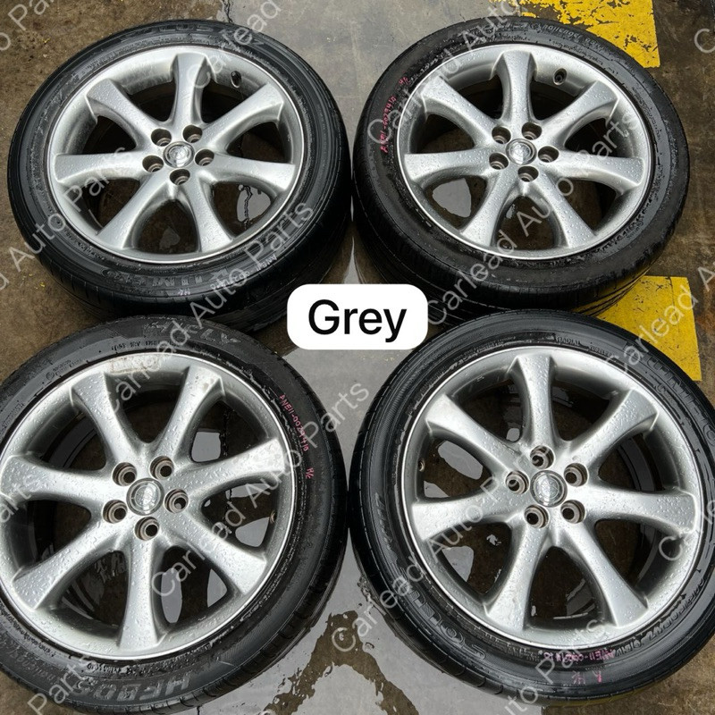 Toyota Sport Rim （Without Tayar） Ori Hyper 17 Inch 5H PCD100 7jj Off+45 ...