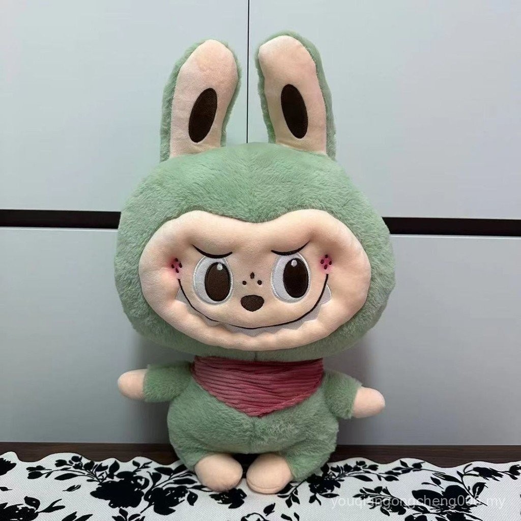 Kartun Baru Labubu Bubble Plush Toy Anak Patung Super Lembut Kain Anak ...
