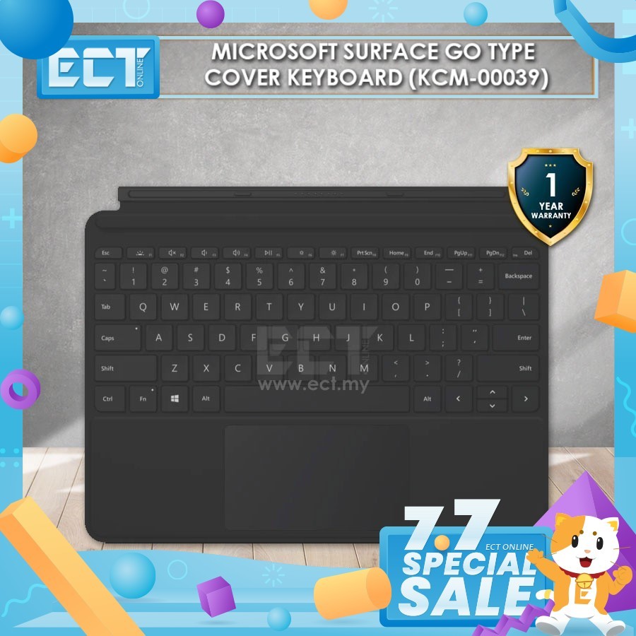Microsoft Surface Go Type Cover Keyboard (KCM-00039 / KCN-00037 ...