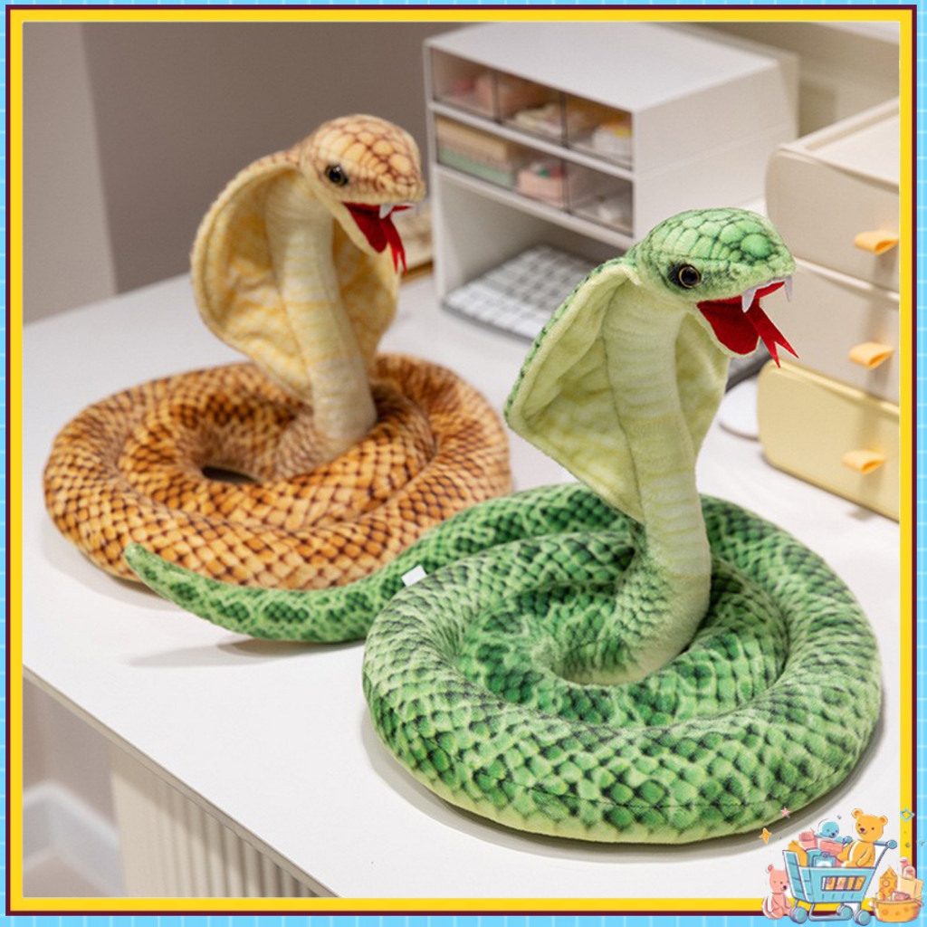 Lingoer| Plush Snake Doll Artistic Snake Plush Design Realistic Plush ...