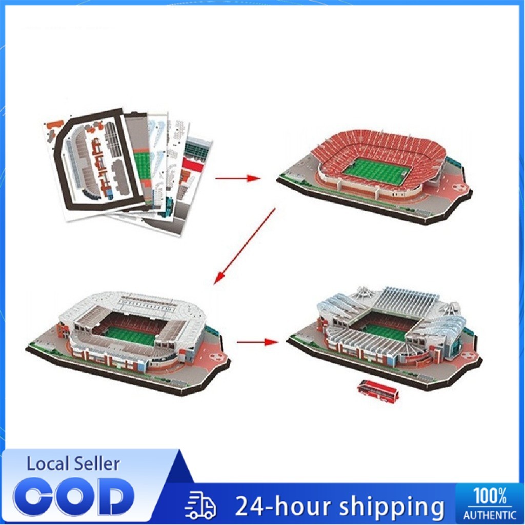 DIY 3D Soccer Stadium Puzzle Anfield Stanford Munich Soccer famous ...