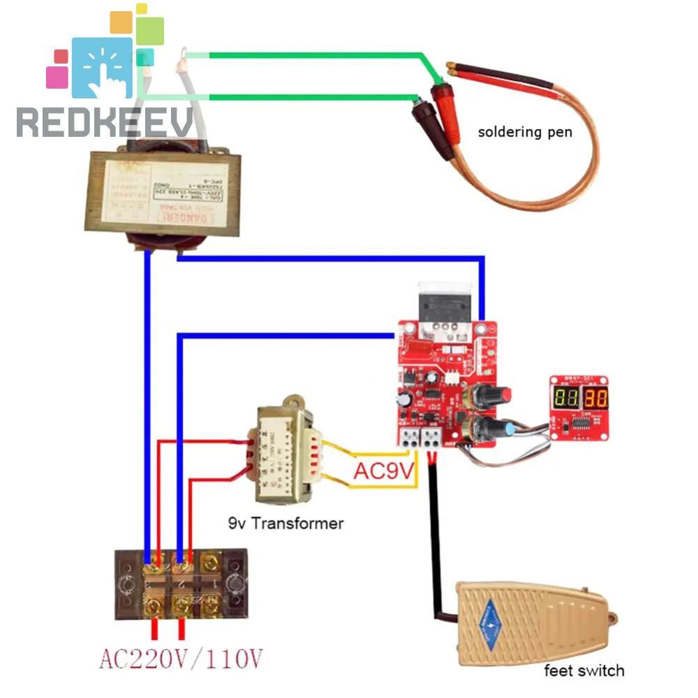 [Redkeev.my] Spot Welding Machine Control Board Adjust Time Current ...