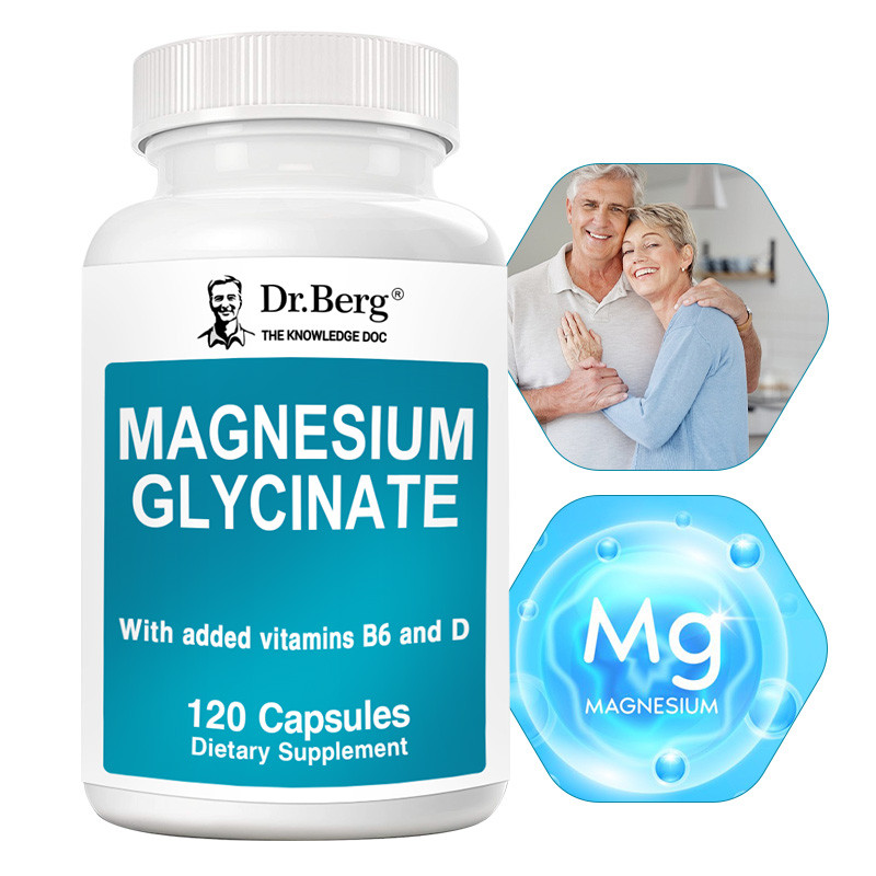 Dr.Berg Magnesium Glycinate Supplement, Supports Muscle Health, Supports Nerve Health, Supports ...