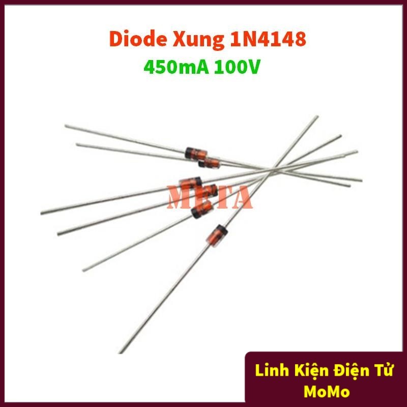 [Bag Of 50] Pulse Diode 1N4148 450mA 100V Pin DO-35 DIP - Zenner Diode ...