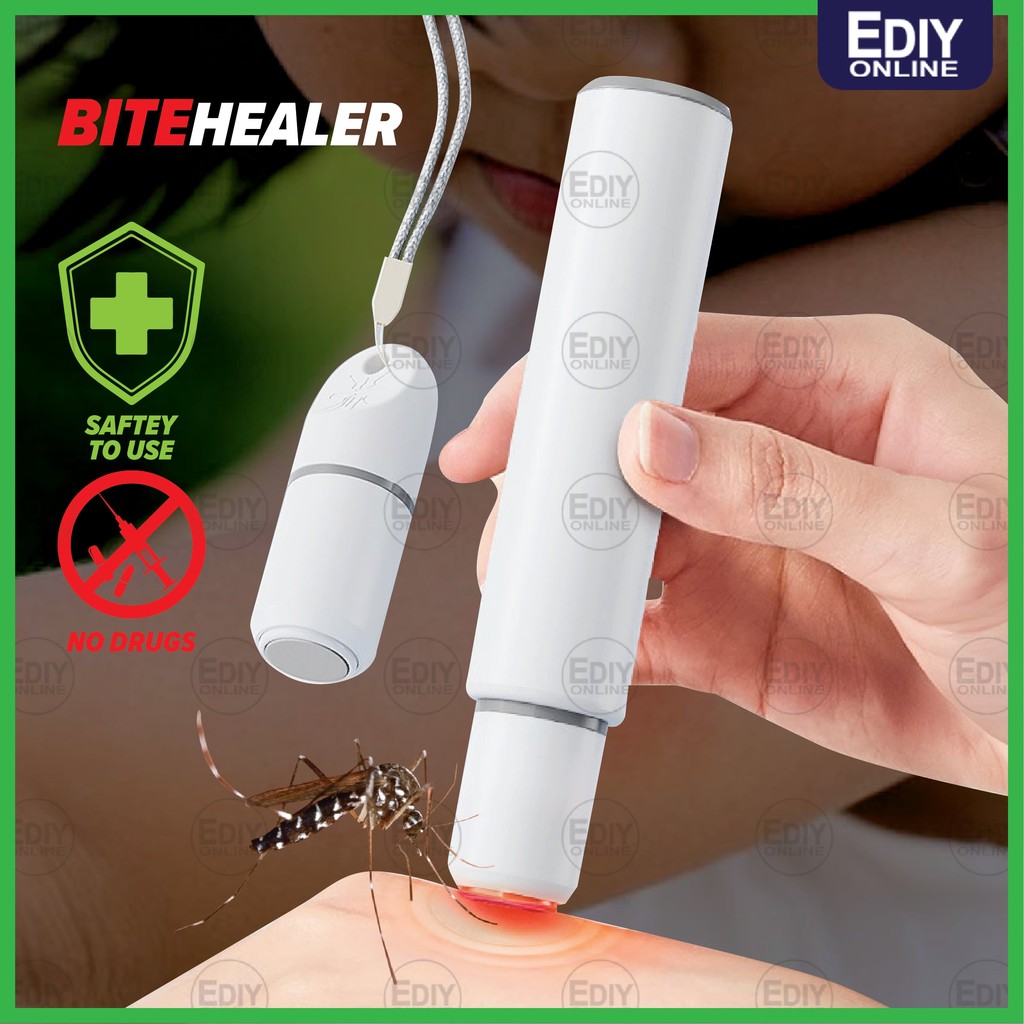 Muji-style Rechargeable Mosquito Bite Helper Anti Itch Relief Device Infrared Insect cure ...