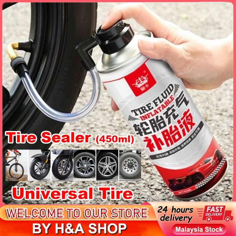 Car/Bicycle/Motorcycle/Truck Tire Sealer Inflator Spray Emergency Repair Tire Puncture Urgent ...