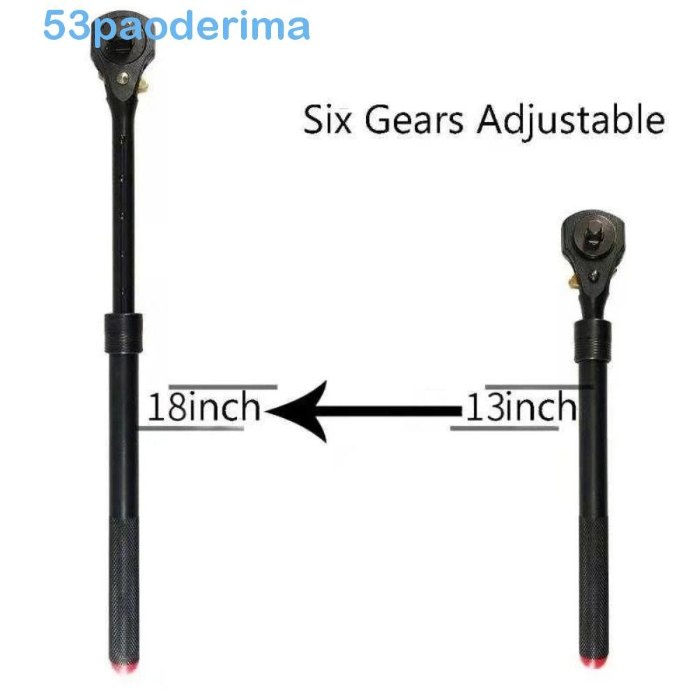 PAODERIMA Long Handle Spanner, Heavy Duty Telescopic Extendable Drive ...