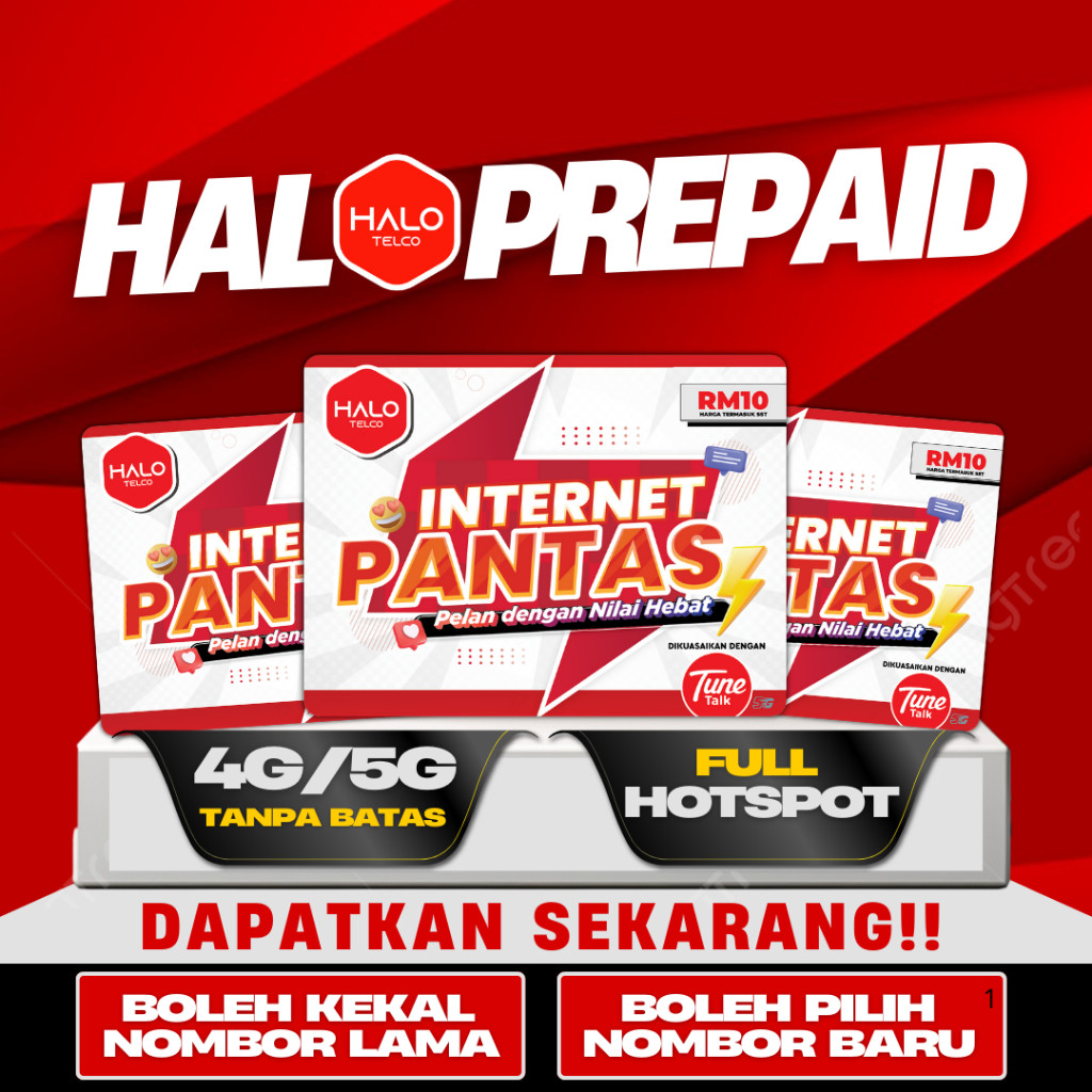 Simkad HaloTelco sim & esim | Halo Telco Sim Card Data Gedabak Besar 4G ...