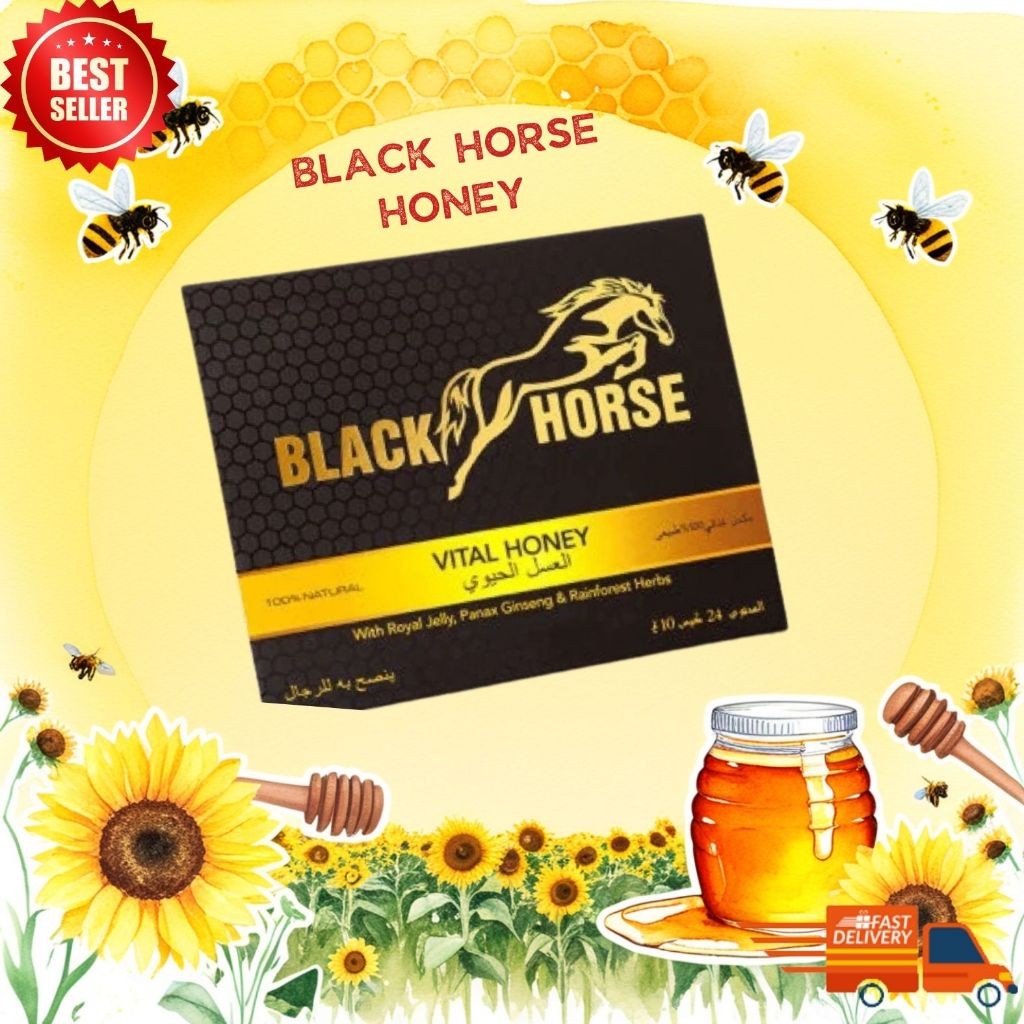 VIP Royal Honey Booster–Black Horse Edition with Natural Royal Bee ...
