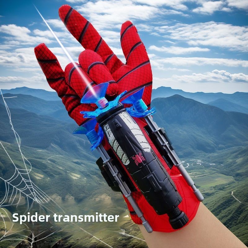 New Spider Launcher Children's Toy Gun Soft Bullet Gun Boy Hero Black ...