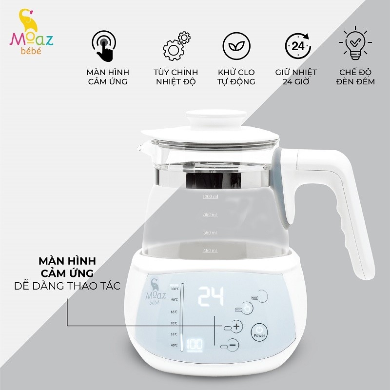[New Model] Moaz Bebe MB002 1 liter smart electric water heater ...