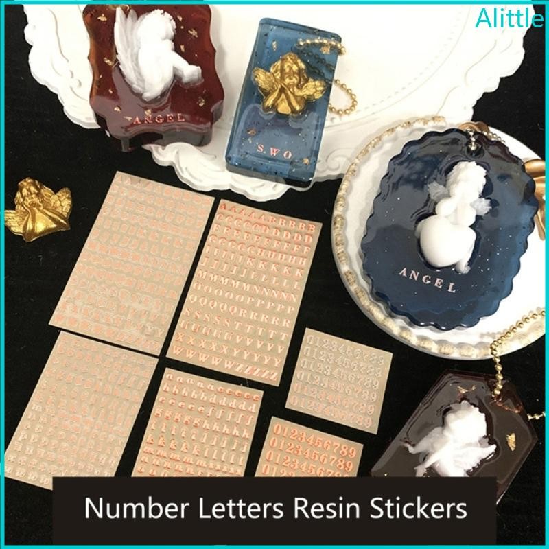 Alia Letter Stickers Mini Numbers Stickers Letter Stickers Alphabet ...