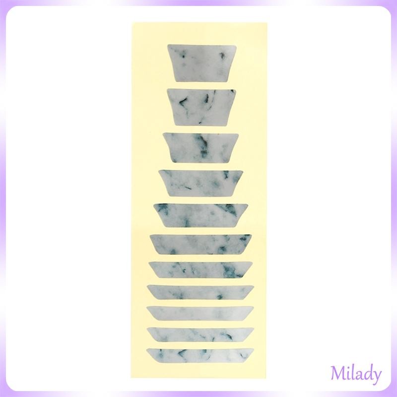 Milady Thin Trapezoid Fretboard Decals Inlay Sticker For Electric ...