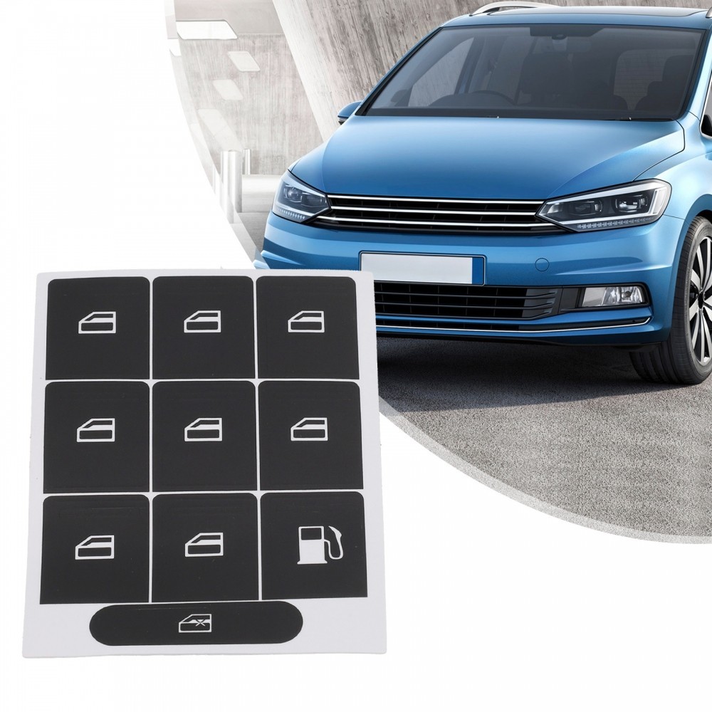 Button Repair Decal High Grade Vinyl Push Button Set Of Stickers New ...