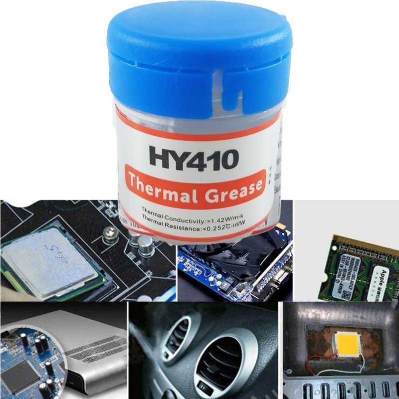 Halnziue Thermal Paste CPU Heatsink Silicone Compound Grease 10g ...