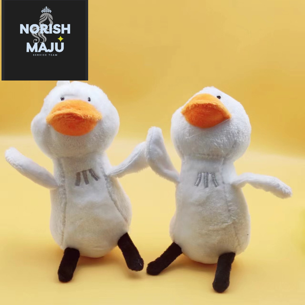 MiniUtensilAndTools Duck Doll Keychain, Cartoon Goose Fluffy Toys ...