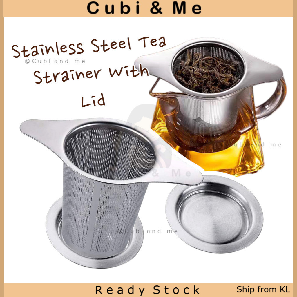 C&M Extra Fine Stainless Steel Tea Infuser Mesh Strainer with Large ...