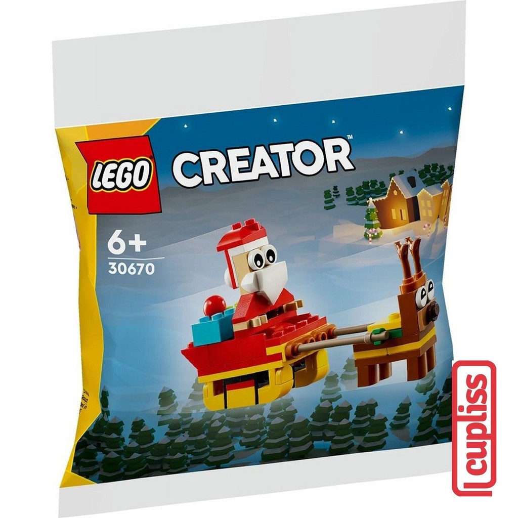 Lego Original Polybag 30670 Creator Santa Sleigh Ride Cupliss KG ...