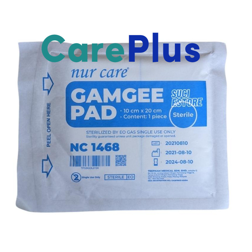 NUR CARE STERILE GAMGEE 10CMX20CM 1'S (EXP: 08/2025) | Shopee Malaysia