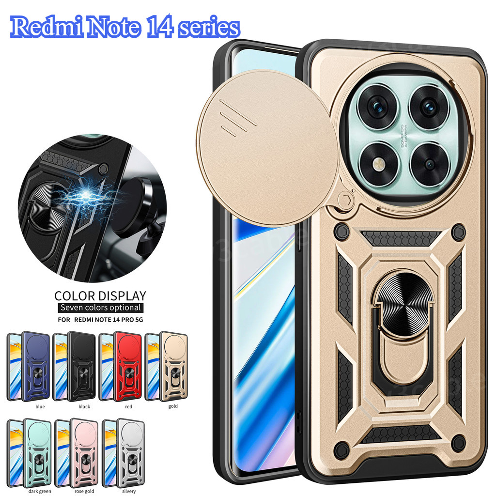 Casing For Redmi Note 14 Pro Plus 4G 5G 2025 Slide Camera Lens ...