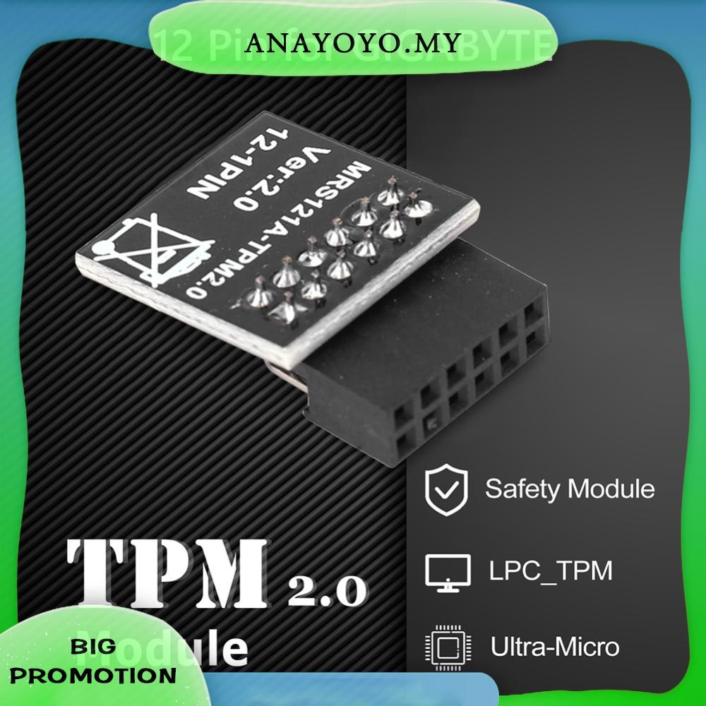 [anayoyo.my] TPM 2.0 Trusted Platform Module Replacement Parts for ...