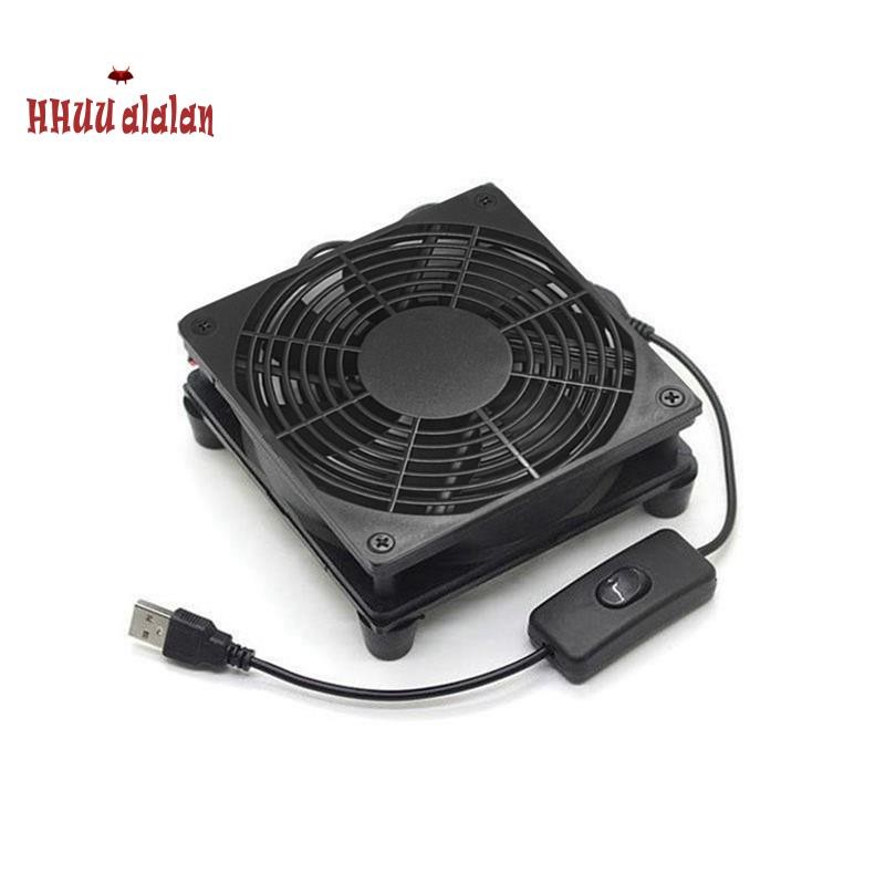 5V USB Powered 120mm 1800PRM Gaming PC Fan 1 Speed Portable Cooling Fan ...
