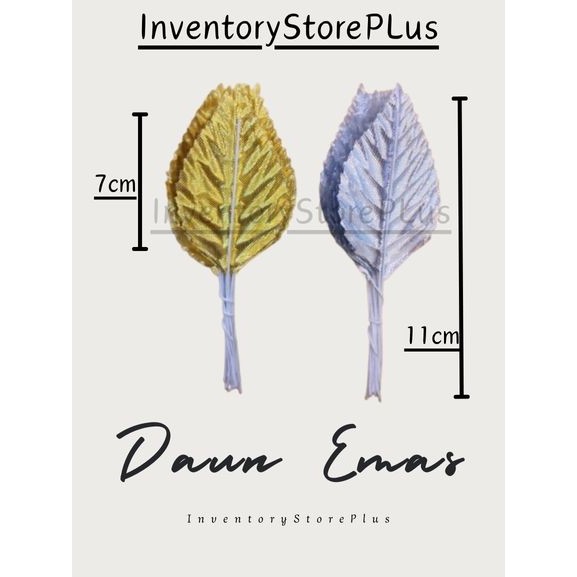100Pcs Daun Bunga Rose Artificial Flower Leaf Artificial Atificial Rose ...