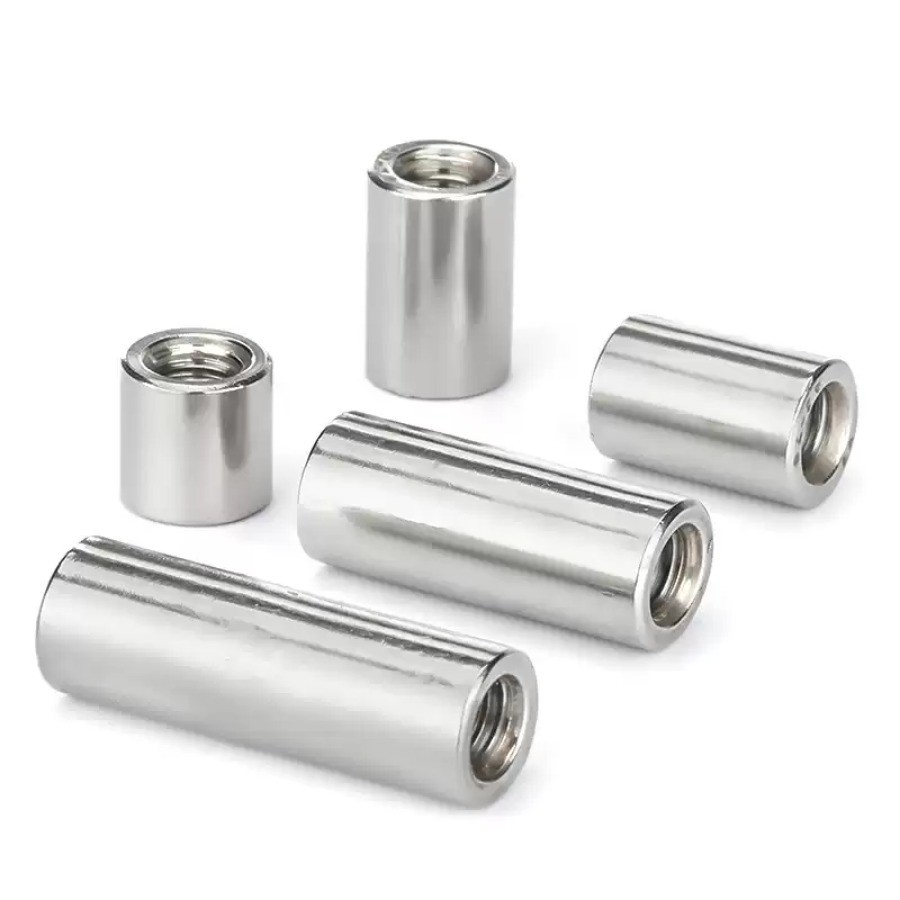 [RL] Coupling Nut 304 Stainless Steel M8 M10 M12 Threaded Connector Nut ...