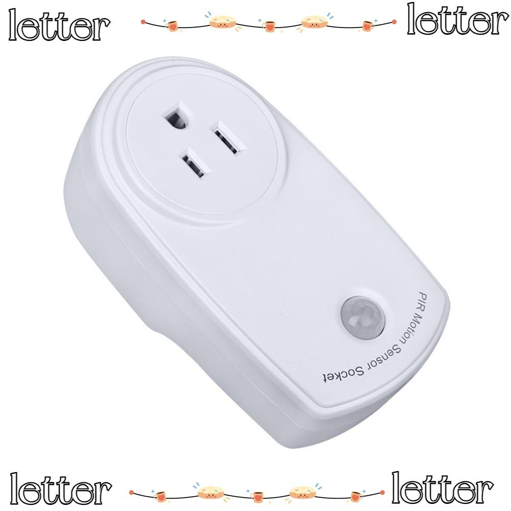 LETTER Motion Sensor Switch, Copper White Motion Sensor Light Socket ...